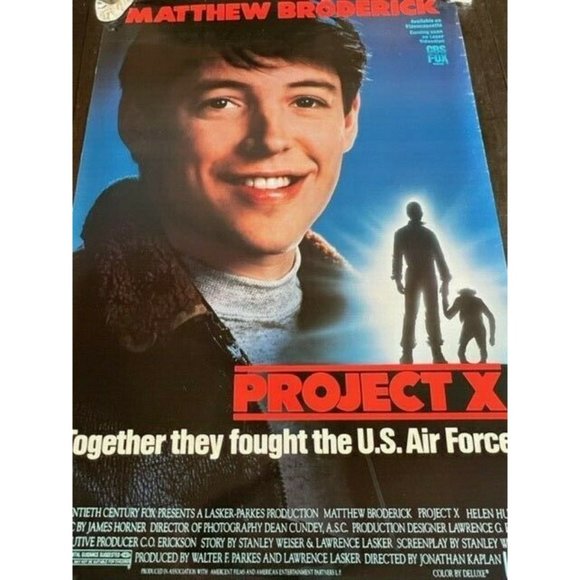 Fox | Art | Movie Theater Cinema Poster Vtg Lobby Card 987 Project X ...